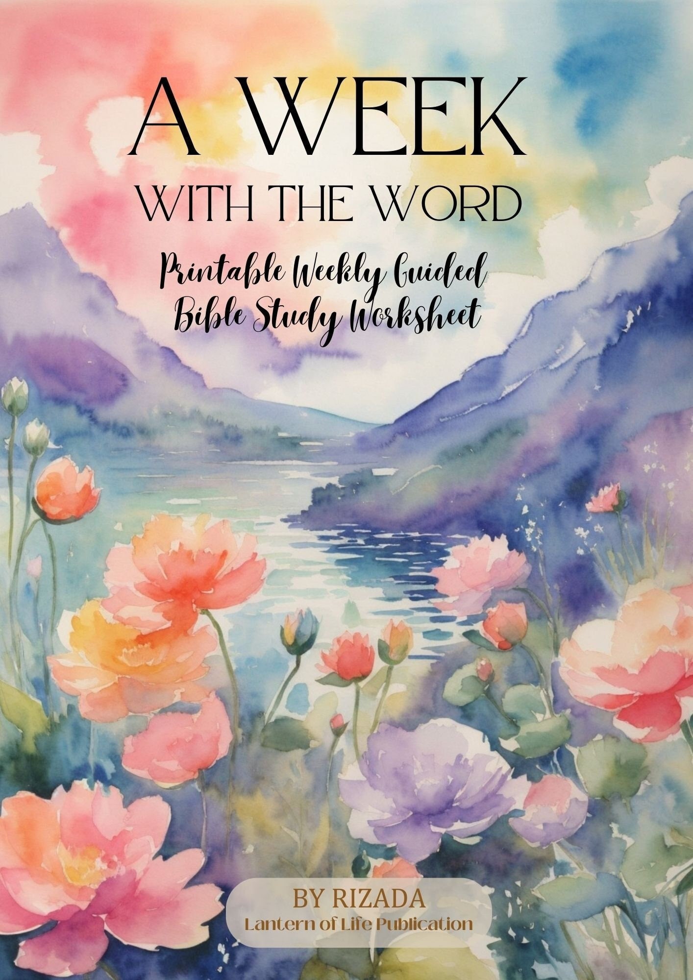 A Week With the Word - Printable Weekly Bible Study Worksheet - Etsy