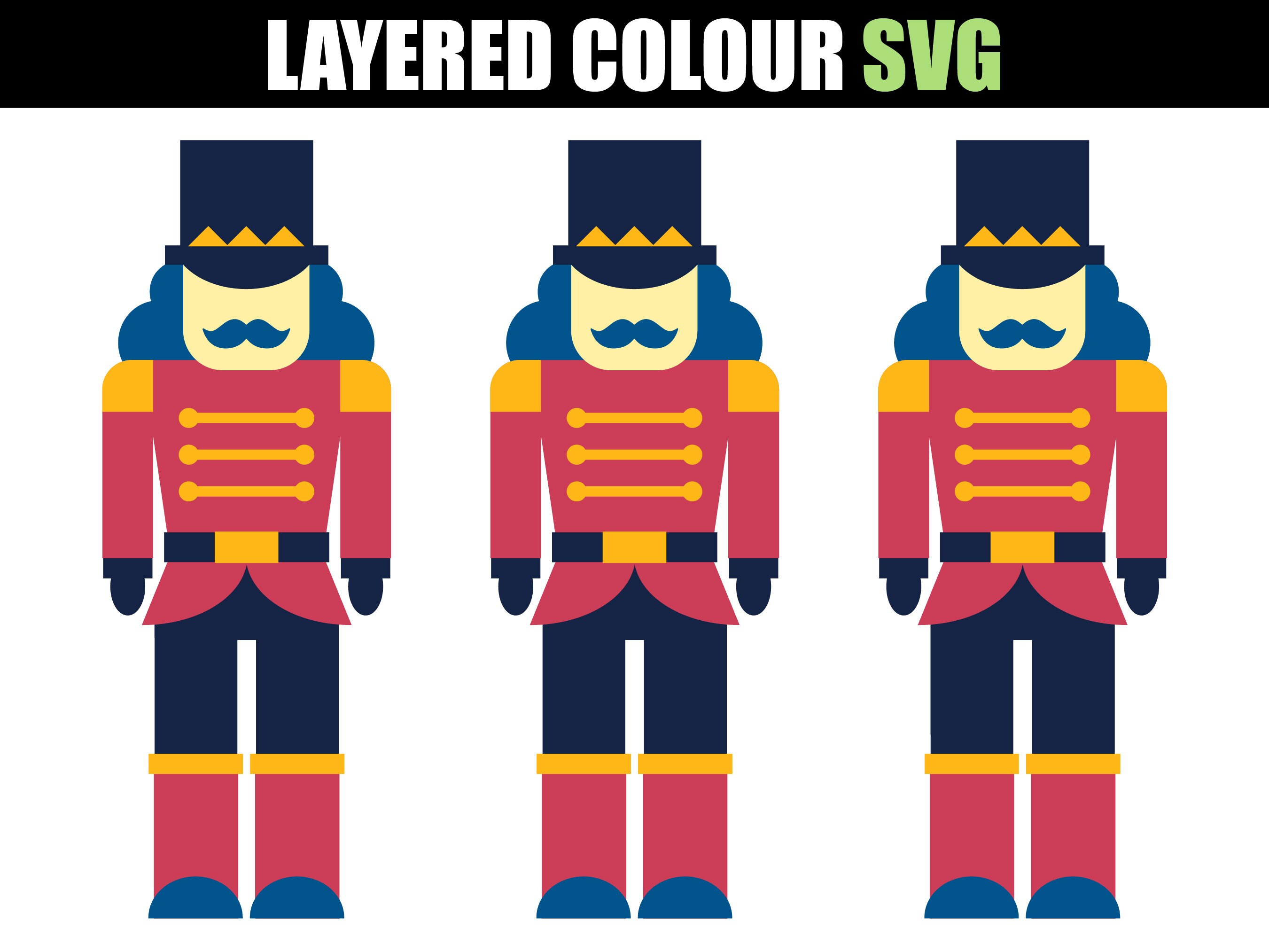 Nutcracker SVG, Png Clipart, Cricut Projects, Layered SVG Cut File ...