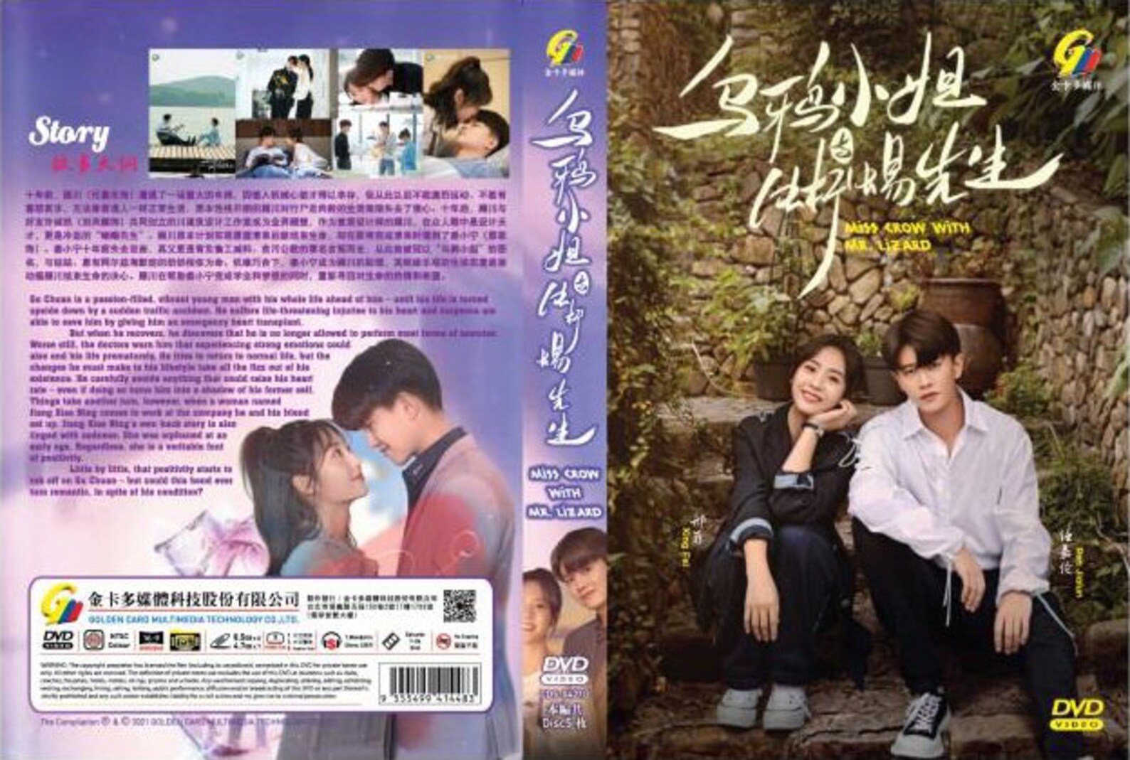 DVD Chinese Drama Series Miss Crow With Mr.lizard 乌鸦小姐与蜥蜴先生 (volume 1 ...