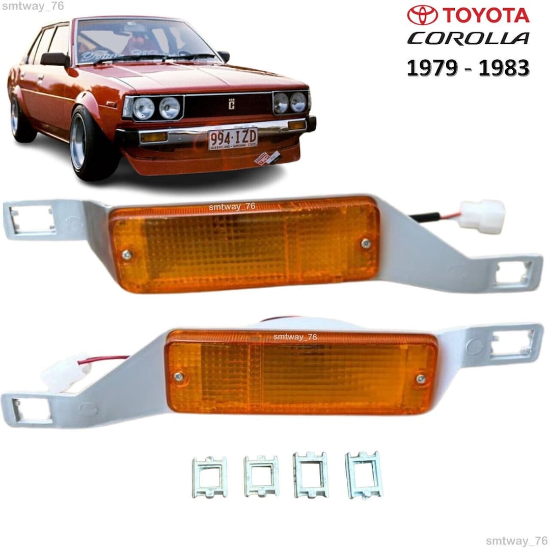 Toyota Corolla KE70 TE71 TE72 DX Front Bumper Parking Turn Signal Light ...