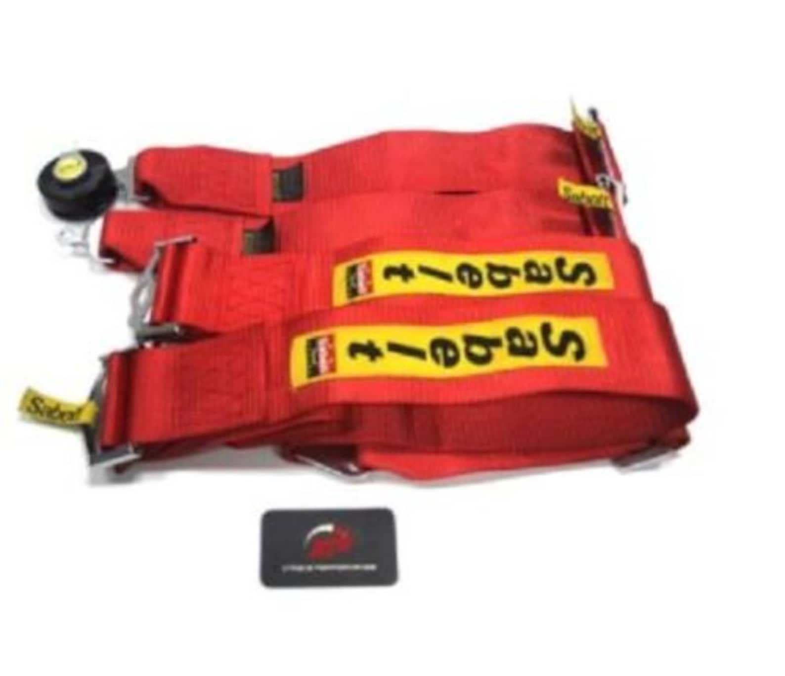 SABELT RED Universal 3' Inch 4 Point Racing Seat Belt Quick Release ...