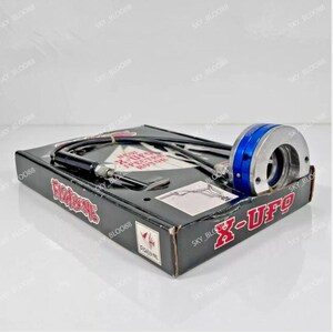 BMX Gyro Fishbone X-UFO Rotor System Old School 1-1/8" BLUE + Cable ...