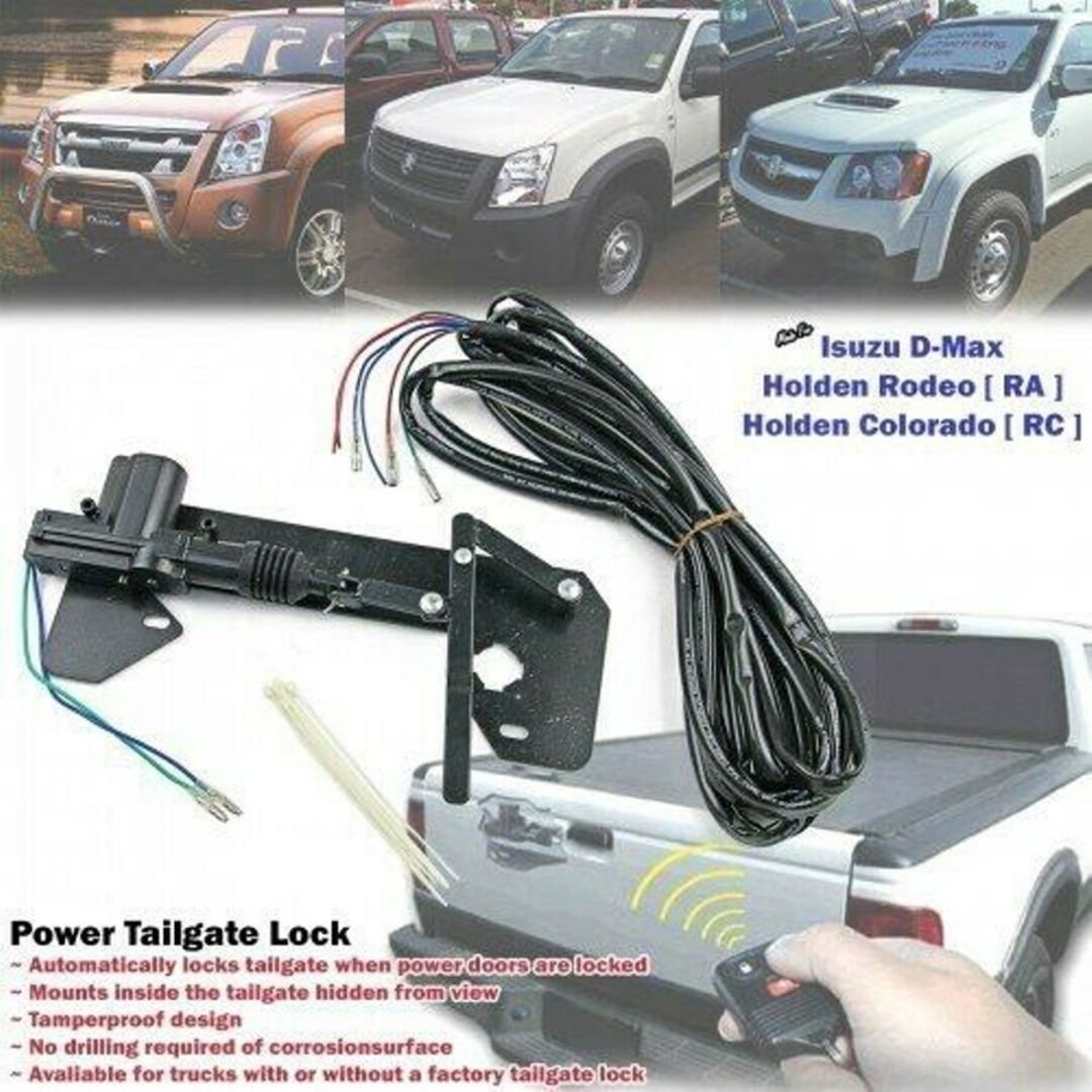 Automatic Power Tailgate Security Lock for Isuzu D-max Old Dmax 4x4 ...