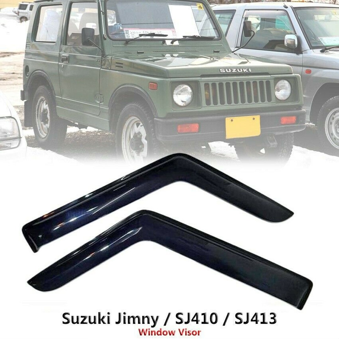 Weathershield Window Door Visor Wind Deflector for Suzuki Jimny Sierra ...