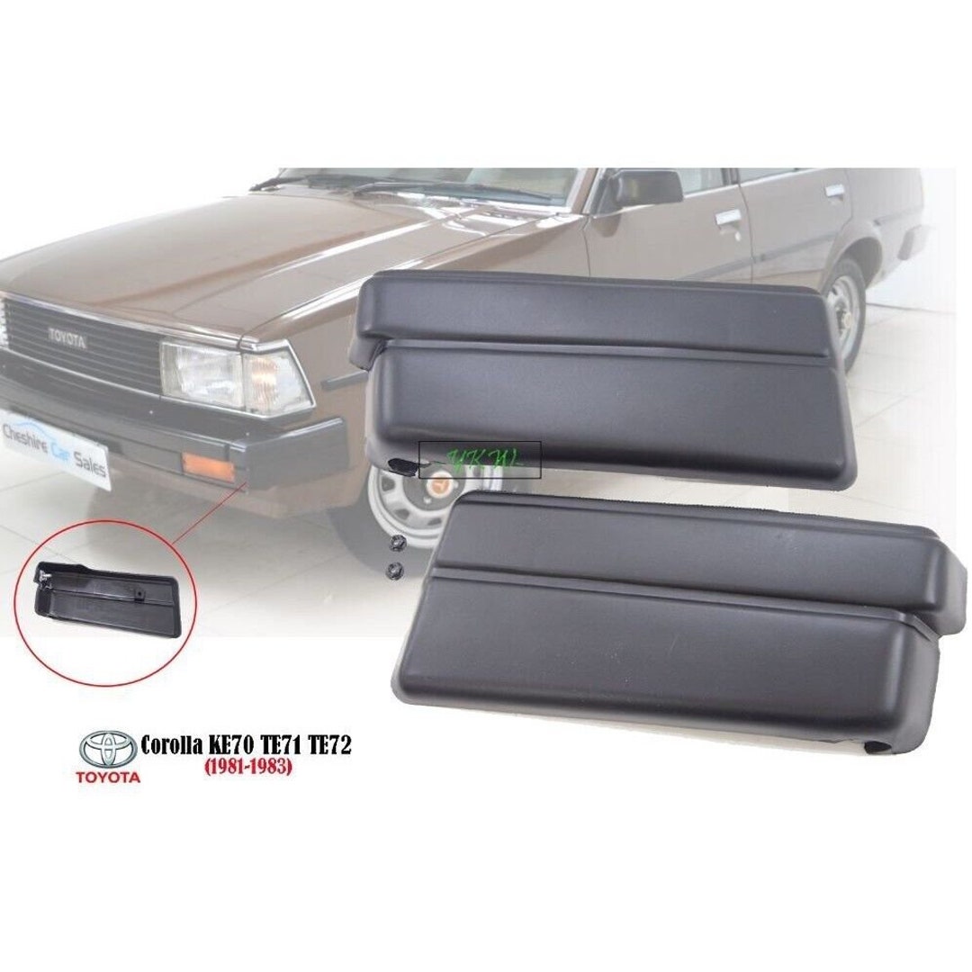 Corolla KE70 4door Sedan 1981-83 Front Bumper Corner Guard Cover With ...