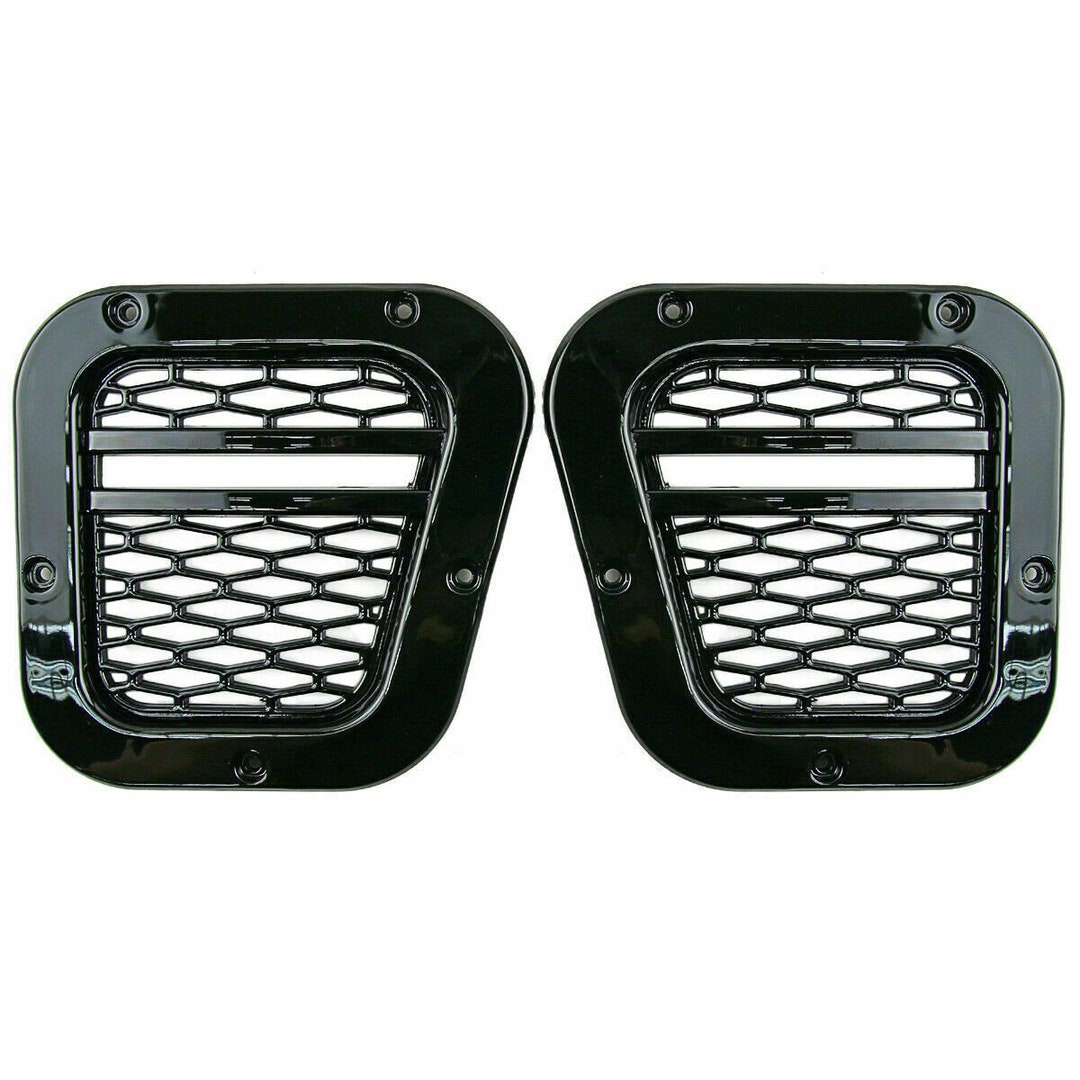 Glossy Black ABS Side Air Intake Vent for Land Rover Defender L316 90 ...