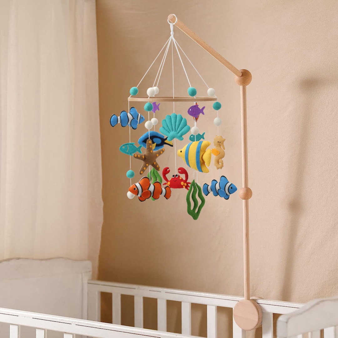 A Colorful Ocean Baby Mobile for Nursery for an Under the Sea Theme - Etsy