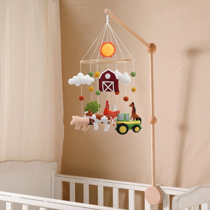 Farm Baby Mobile - Etsy