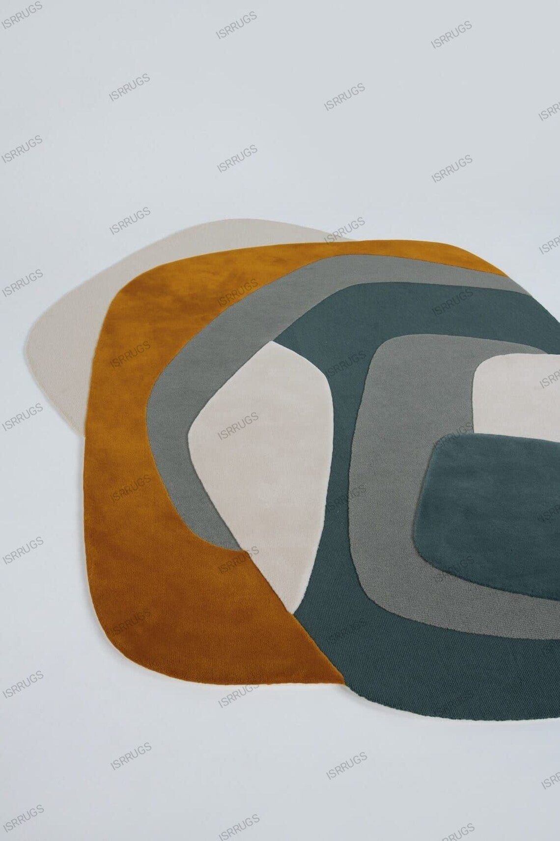 Floor Rug Modern Design Carpet Hand-tufted 100% Wool Handmade Area Rug ...