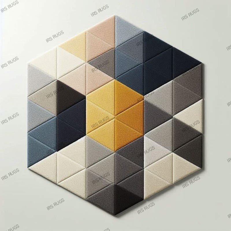 Hexagonal Rug - Etsy