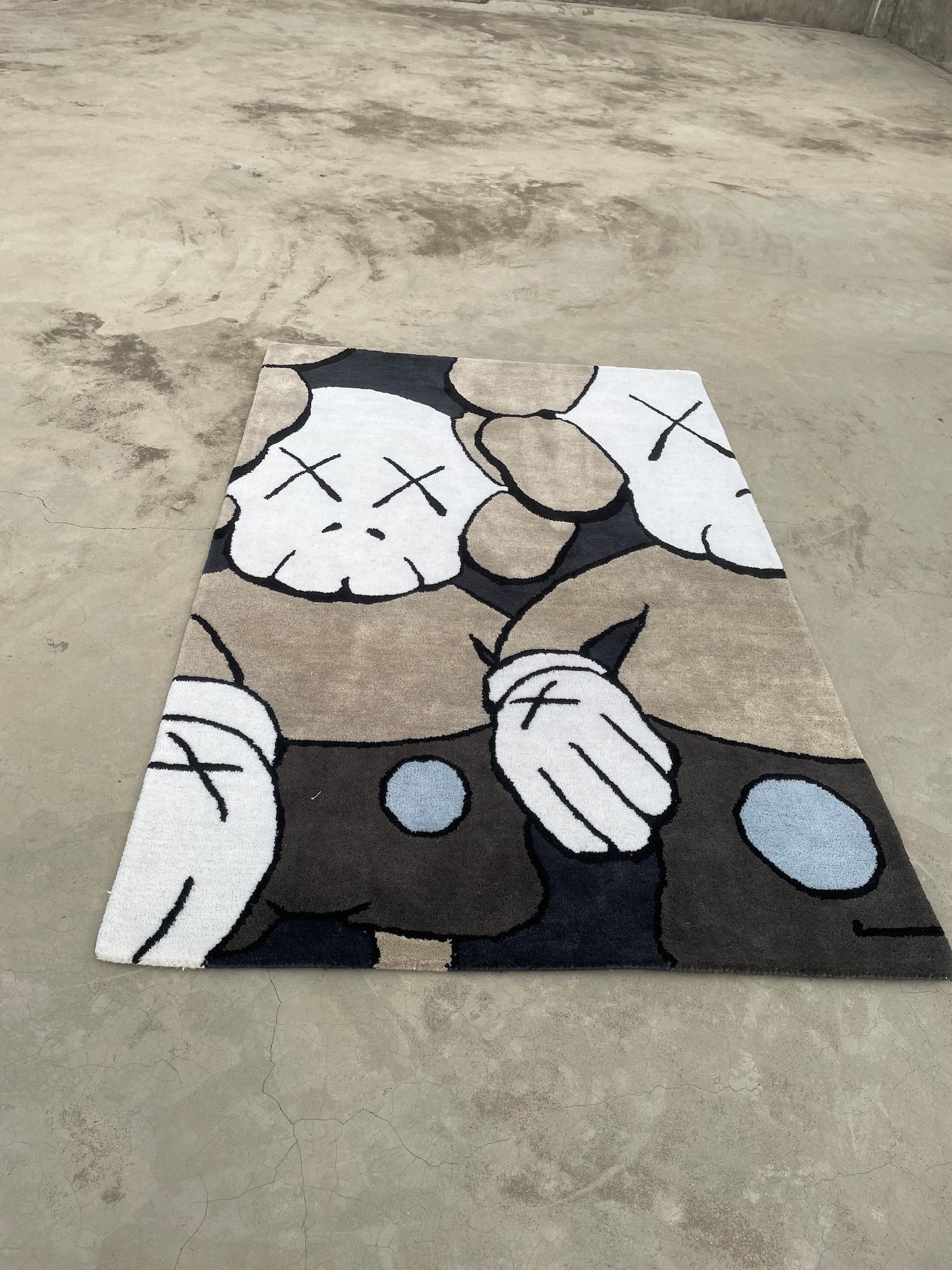Custom Hand Tufted Rug Kaws Rug Customized Design Hyperbeast Home Decor ...