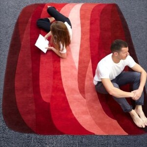 Hand-tufted 100% Wool Handmade Area Rug Carpet for Home, Bedroom ...