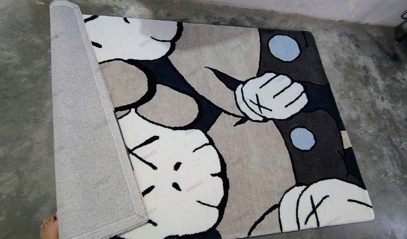 Custom Hand Tufted Rug Kaws Rug Customized Design Hyperbeast Home Decor ...