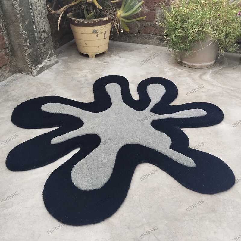 Abstract Shaped Rug - Etsy