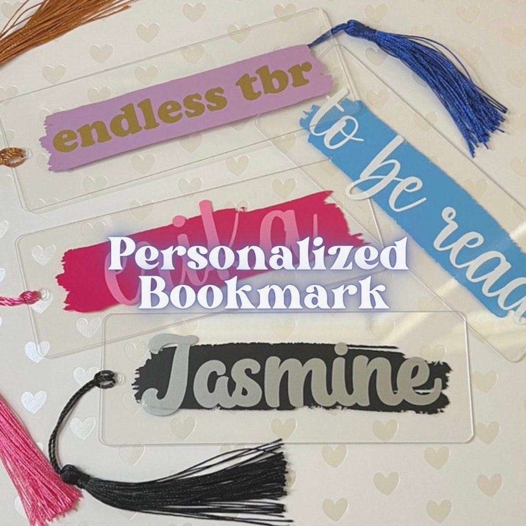 Custom Bookmark, Acrylic Bookmark, Personalized Name Bookmark, to Be ...
