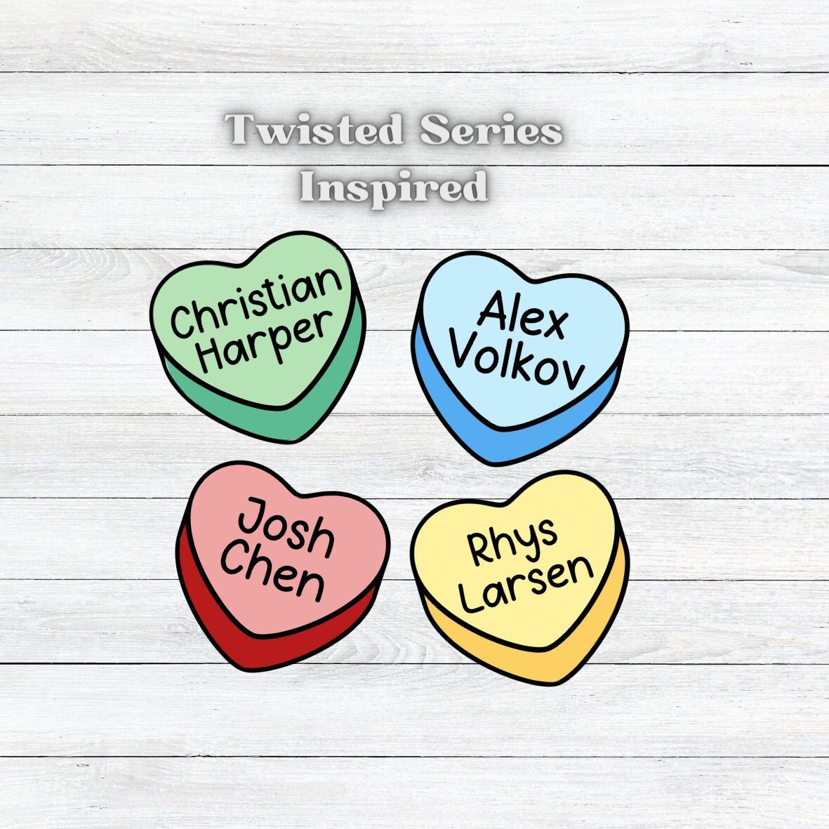 Twisted Series Sticker, Twisted Love, Twisted Games, Twisted Hate ...