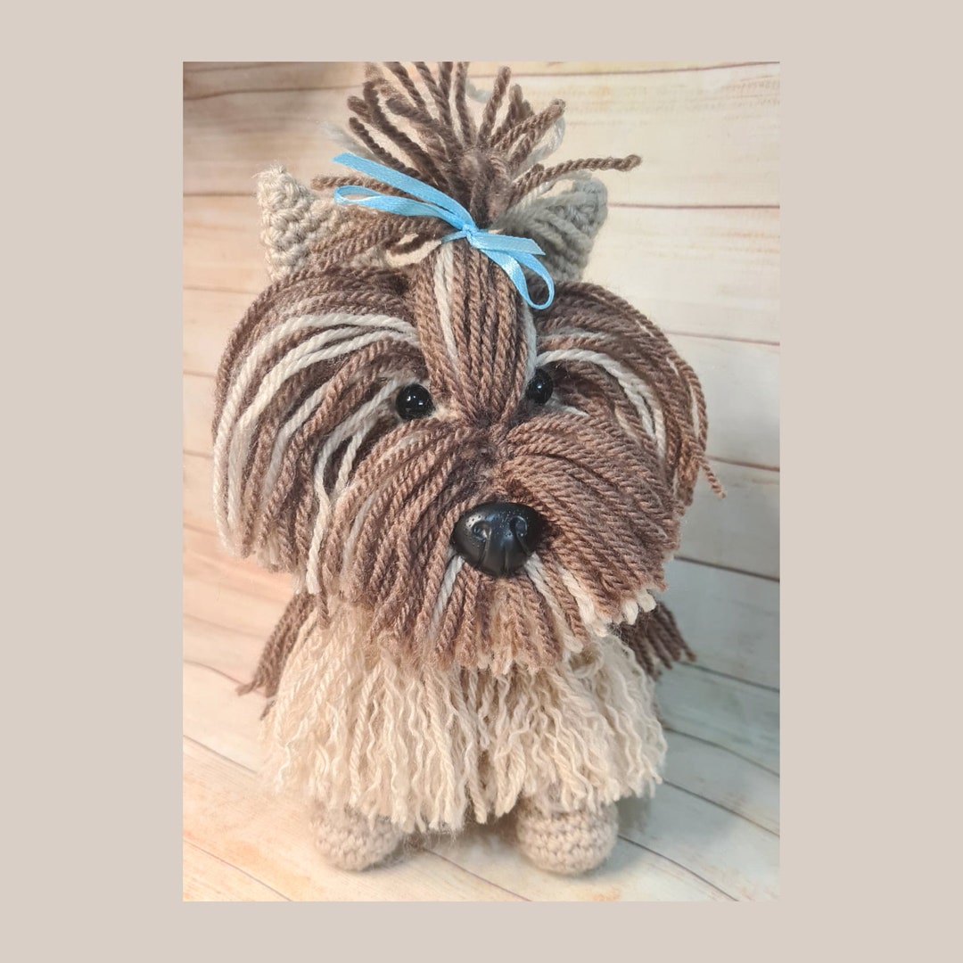 Yorkie Crochet Realistic Stuffed Animal / Pet Loss Comfort Gift ...
