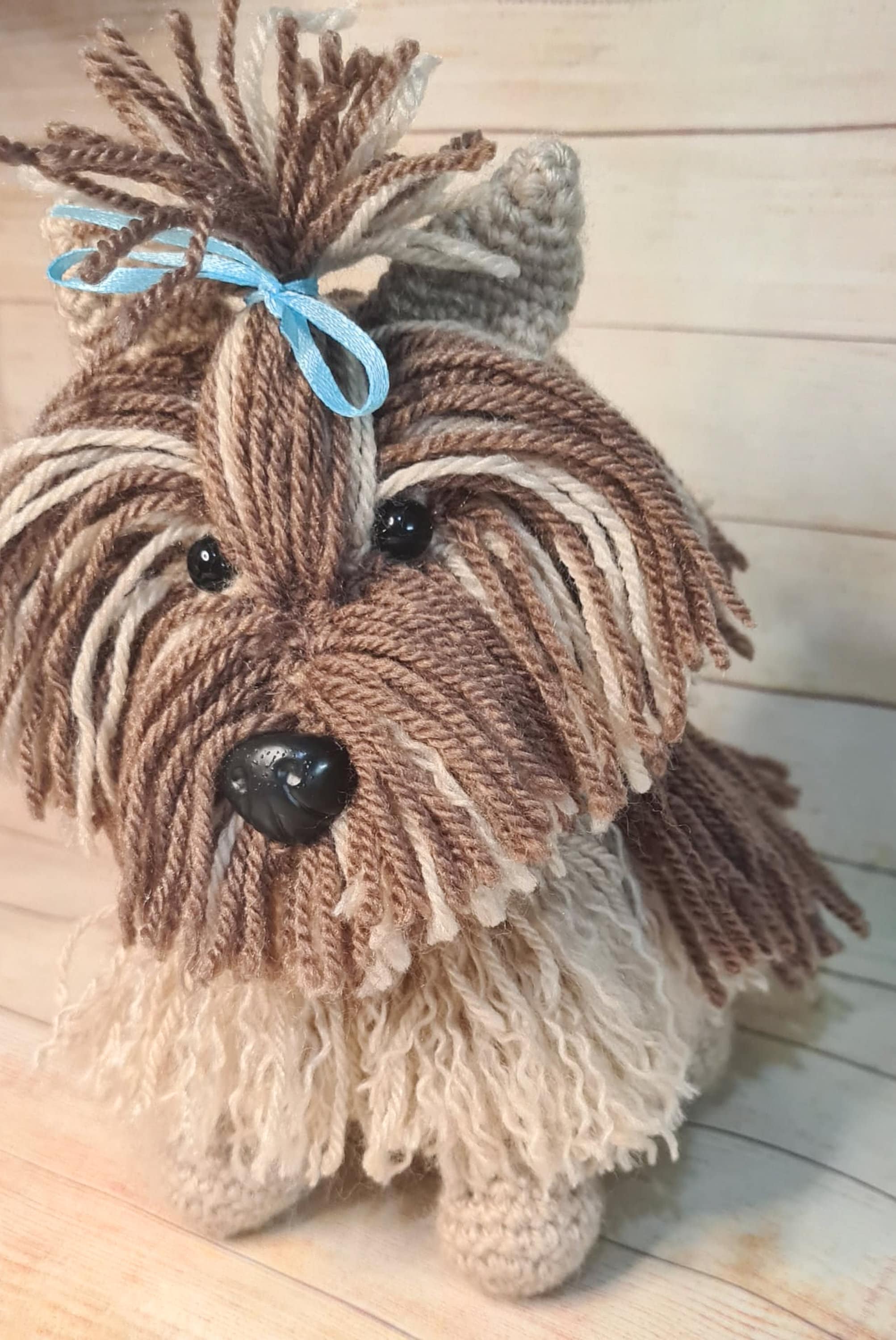 Yorkie Crochet Realistic Stuffed Animal / Pet Loss Comfort Gift ...