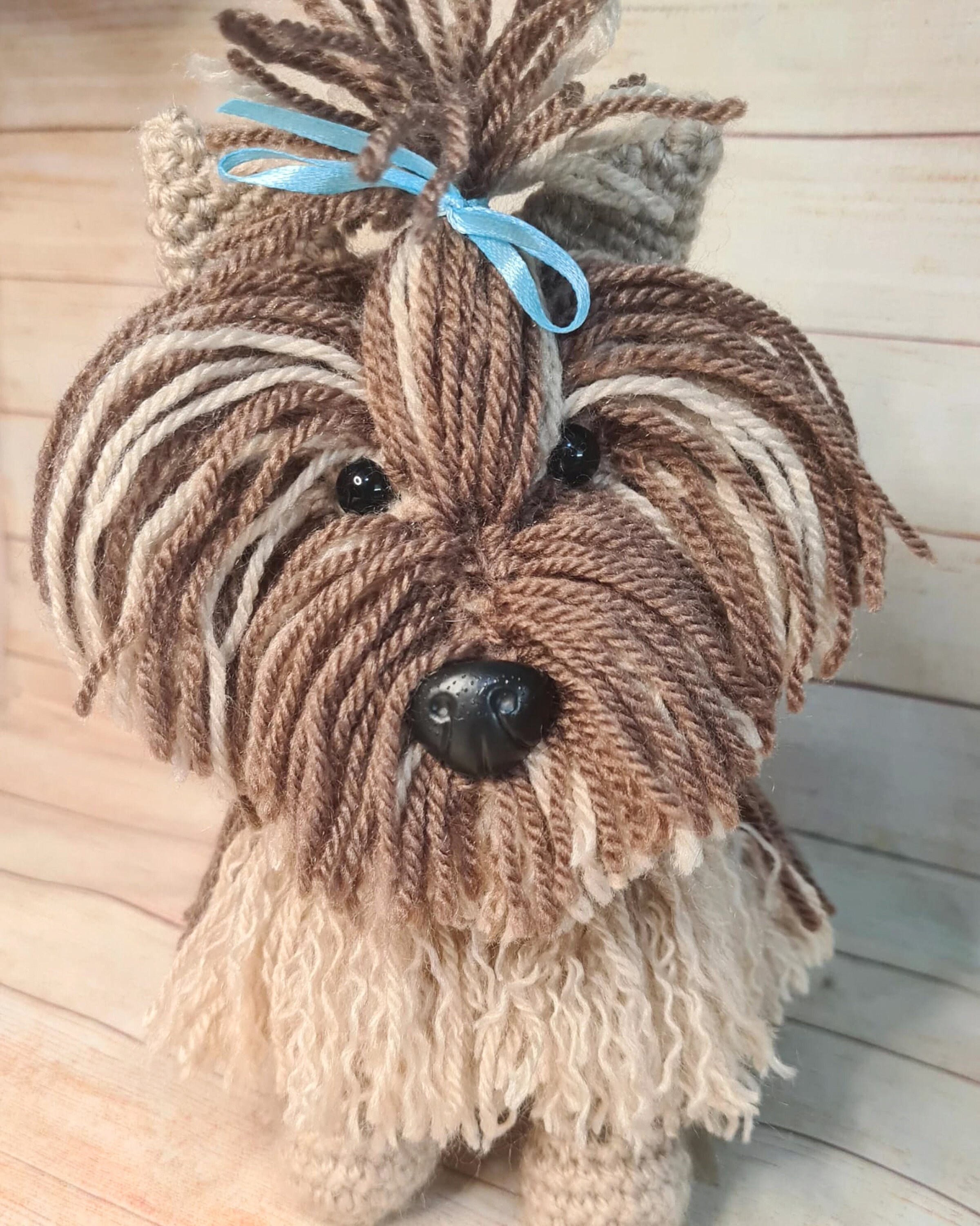 Yorkie Crochet Realistic Stuffed Animal / Pet Loss Comfort Gift ...