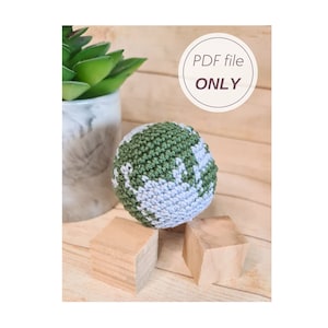 PATTERN Crochet Planet Earth, Globe, World, Amigurumi, English Tutorial ...
