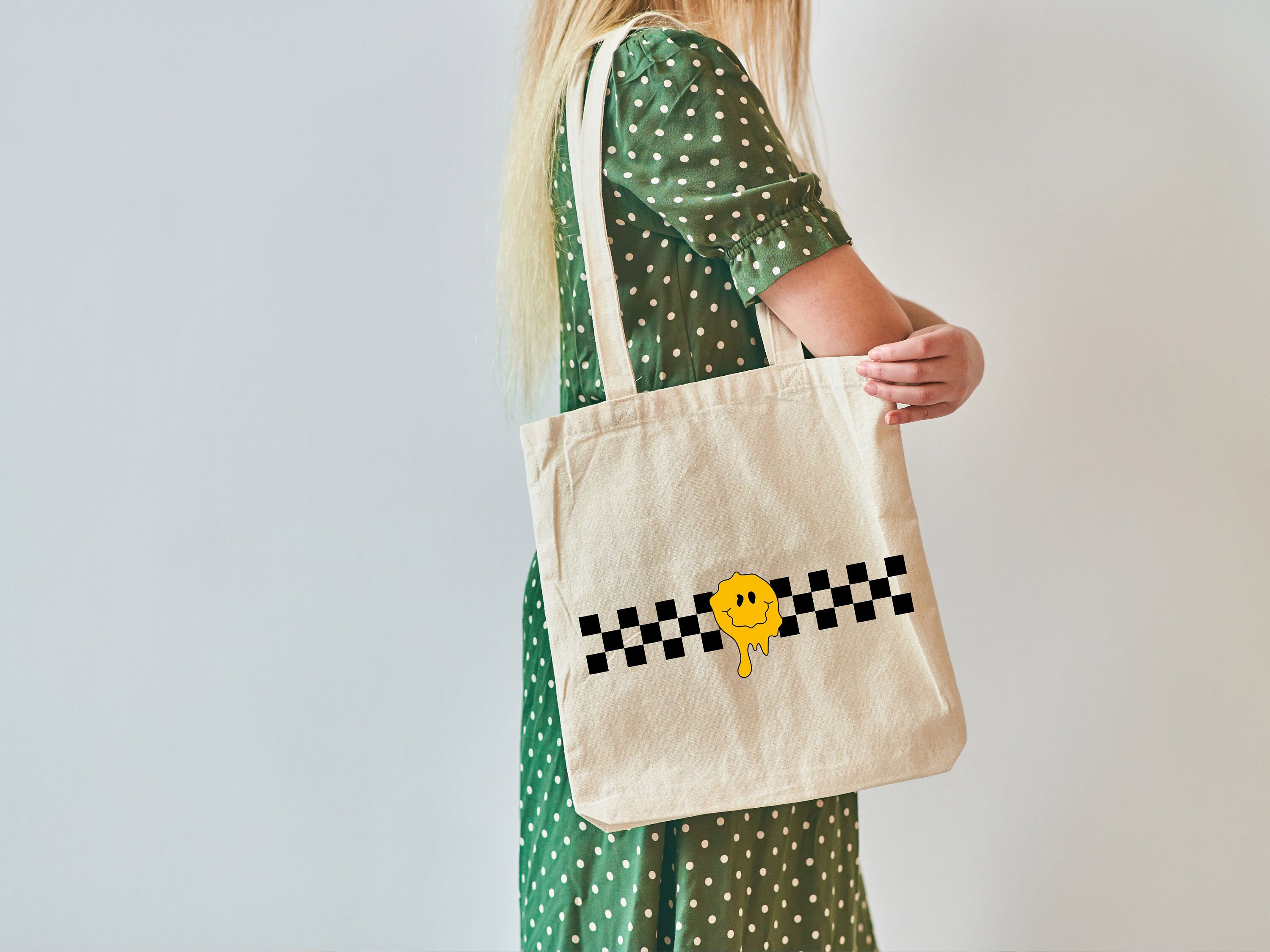 Retro Smiley Face SVG, Happy Face SVG, Checkered Smile, Checkerboard ...