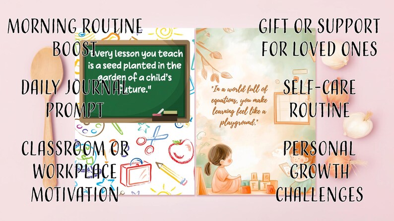 50 Printable Affirmations for Early Childhood Educators, 5x7 ...