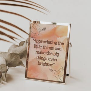50 Printable Charming Quotes to Inspire Gratitude, Digital 5x7 PDF JPG ...