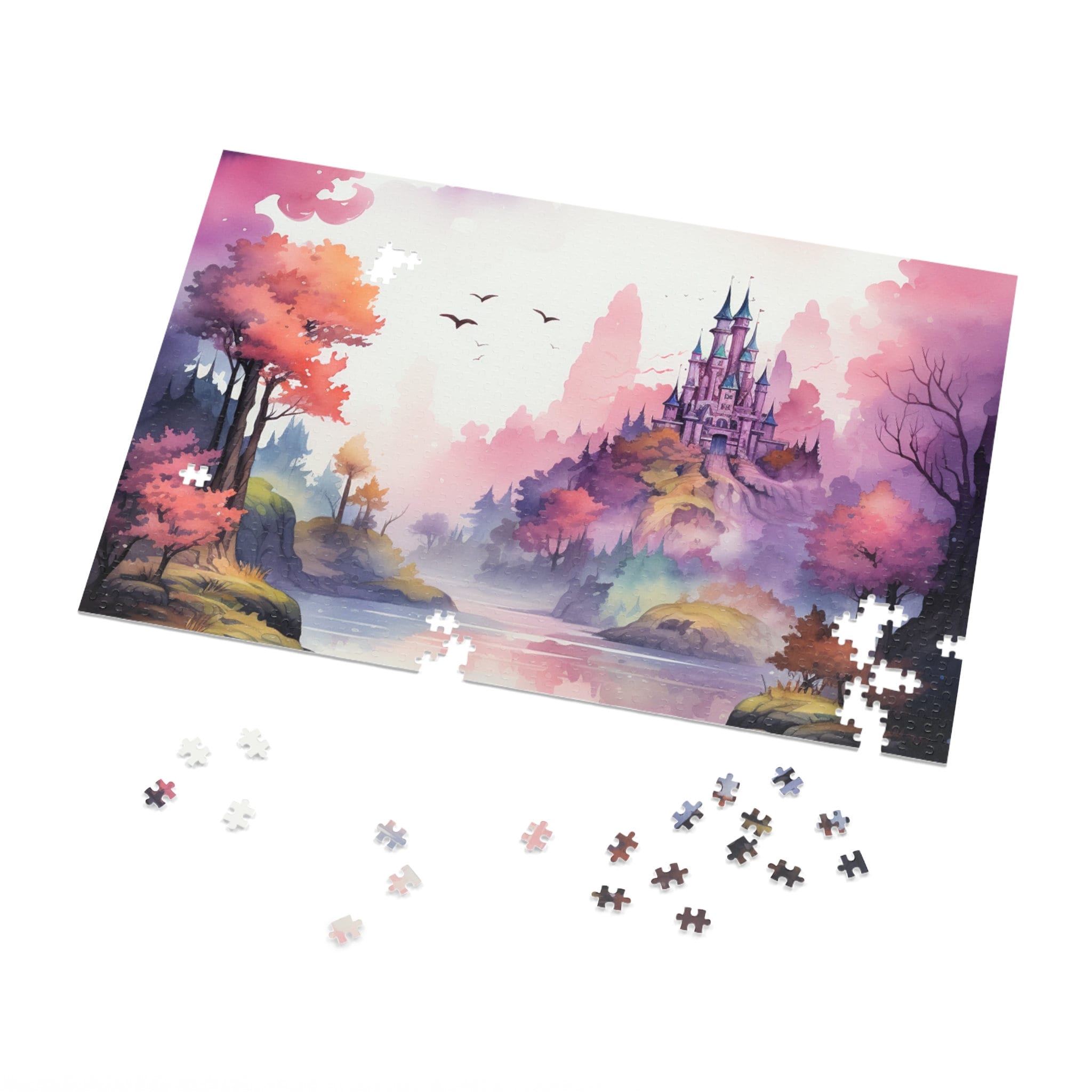 Fairy Tale Escape: 1000-piece Fantasy Castle Jigsaw Puzzle - Etsy