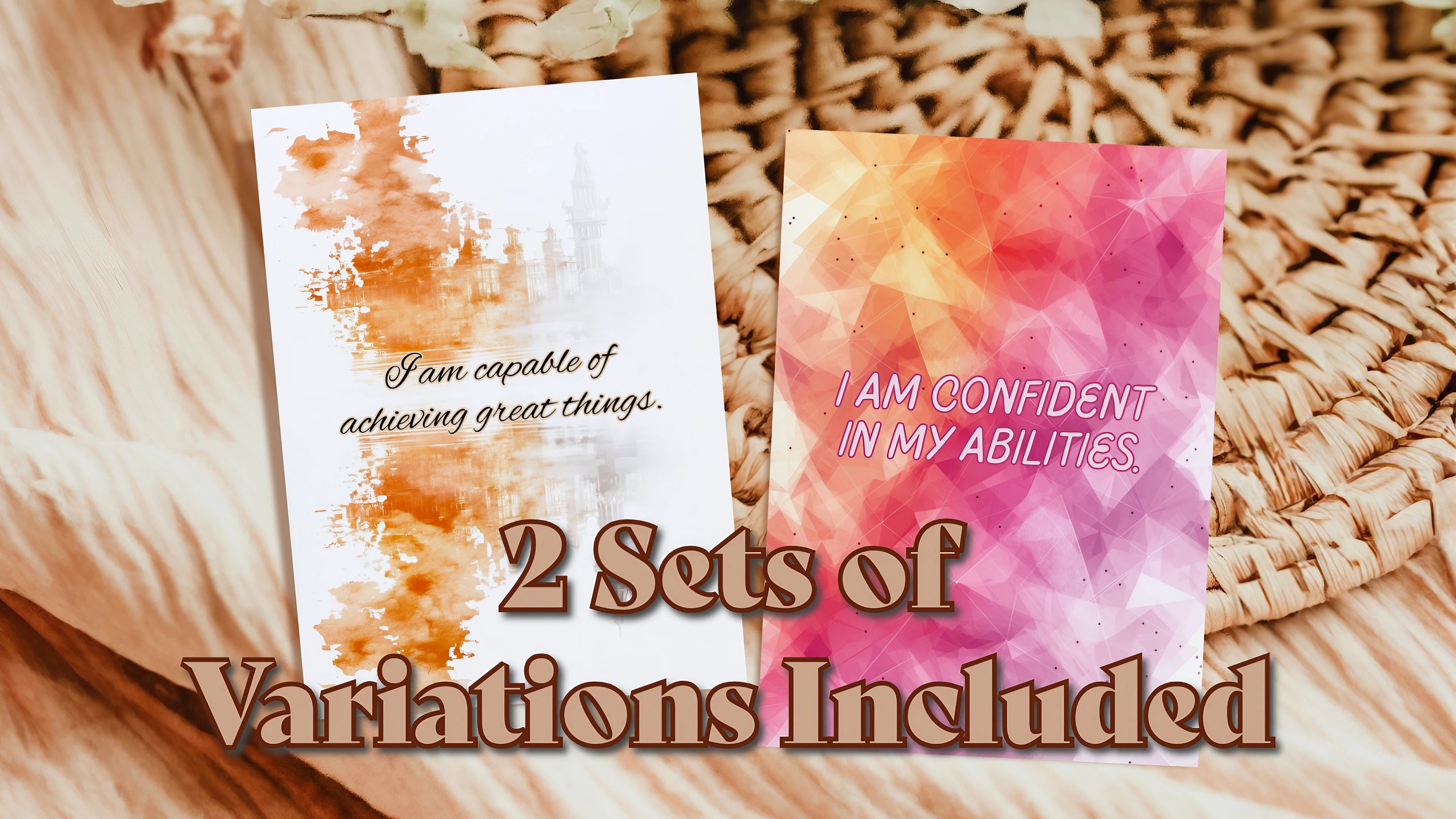 50 Printable Affirmations for High School, PDF JPG PNG, 5x7 Format ...
