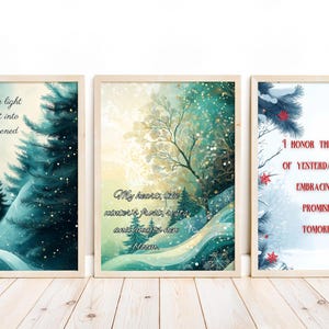 50 Printable Affirmations for Calm and Reflection, 5x7 PDF JPG PNG ...