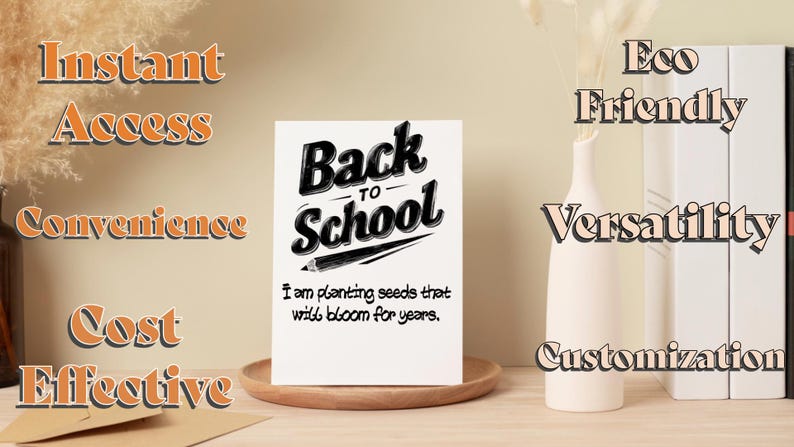 50 Printable Back to School Affirmations for Teachers, Digital Download ...