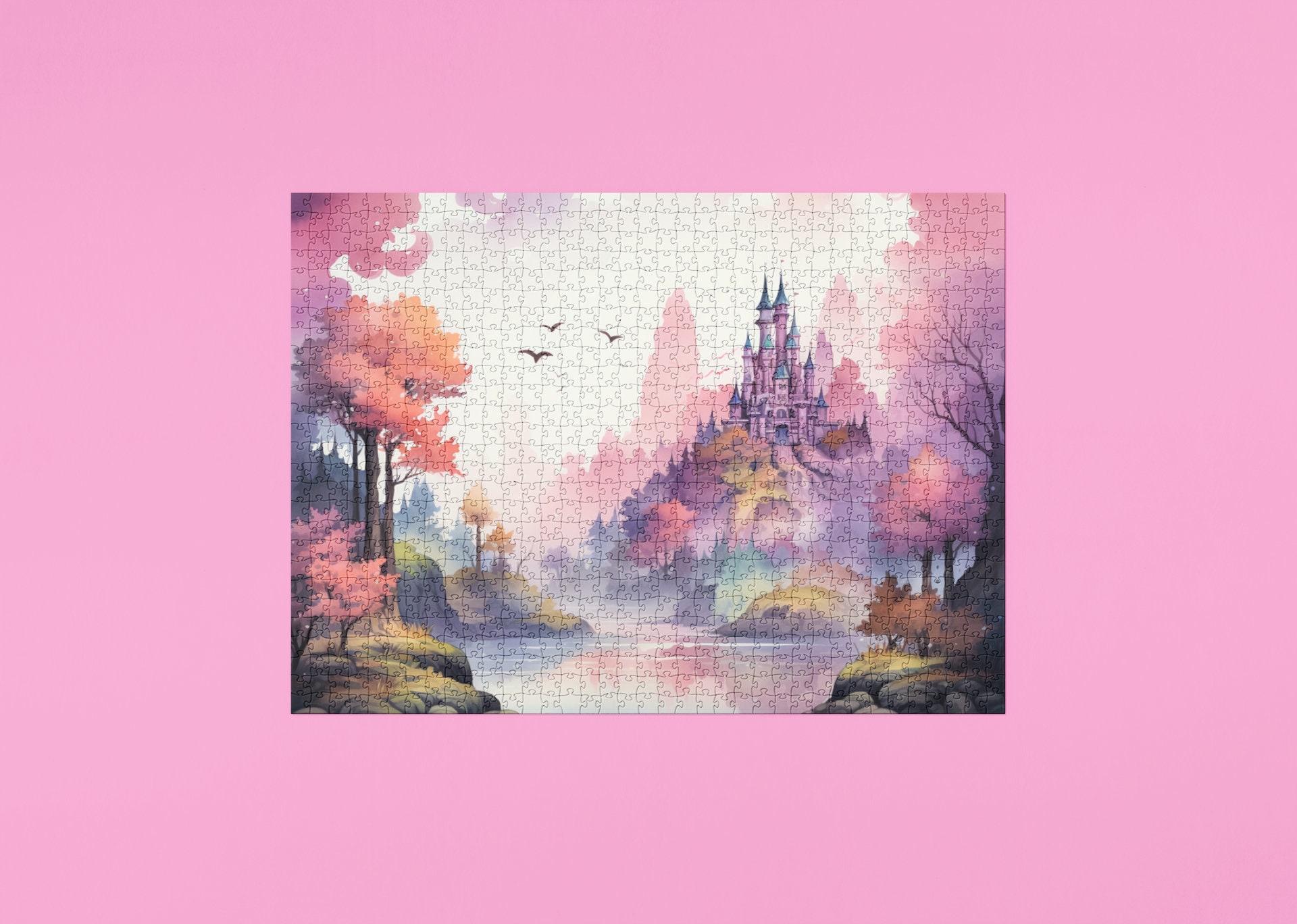 Fairy Tale Escape: 1000-piece Fantasy Castle Jigsaw Puzzle - Etsy