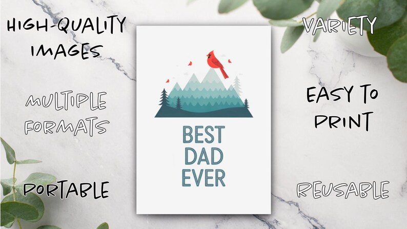 15 Printable Father’s Day Cards, Digital Download, PDF, JPG, PNG, Funny ...
