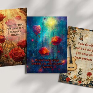 50 Printable Self-care Affirmations in Spanish, 5x7 Digital Download in ...