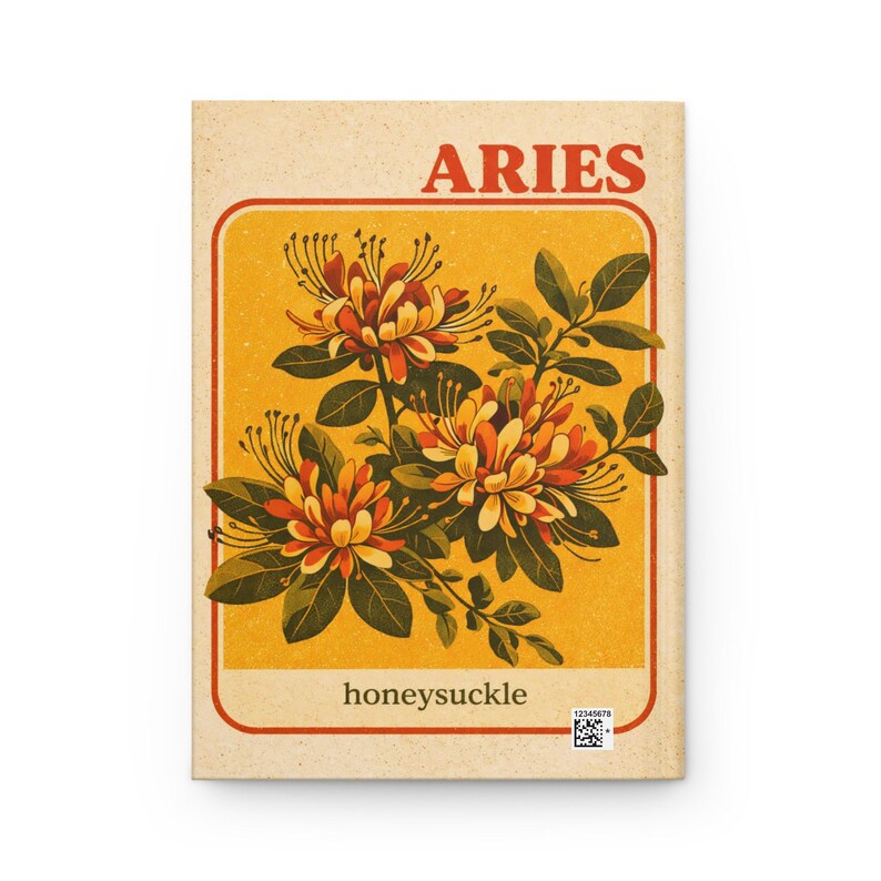 Zodiac Journal Notebook, Astrology Journal With Birth Flower, Choose ...