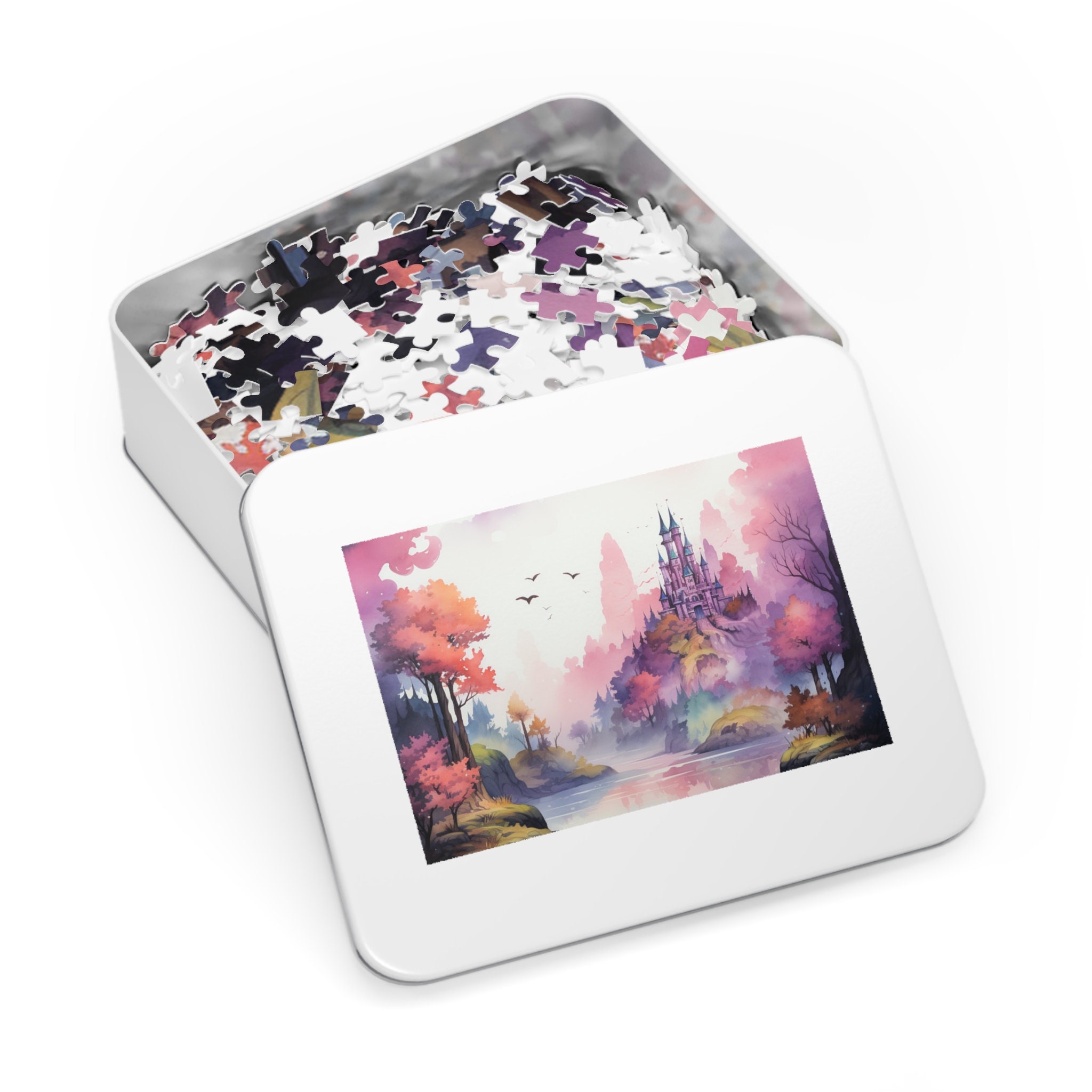 Fairy Tale Escape: 1000-piece Fantasy Castle Jigsaw Puzzle - Etsy