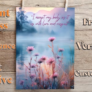 50 Printable 5x7 Self-care Affirmations, Digital Download PDF JPG PNG ...