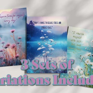 50 Printable 5x7 Self-care Affirmations, Digital Download PDF JPG PNG ...