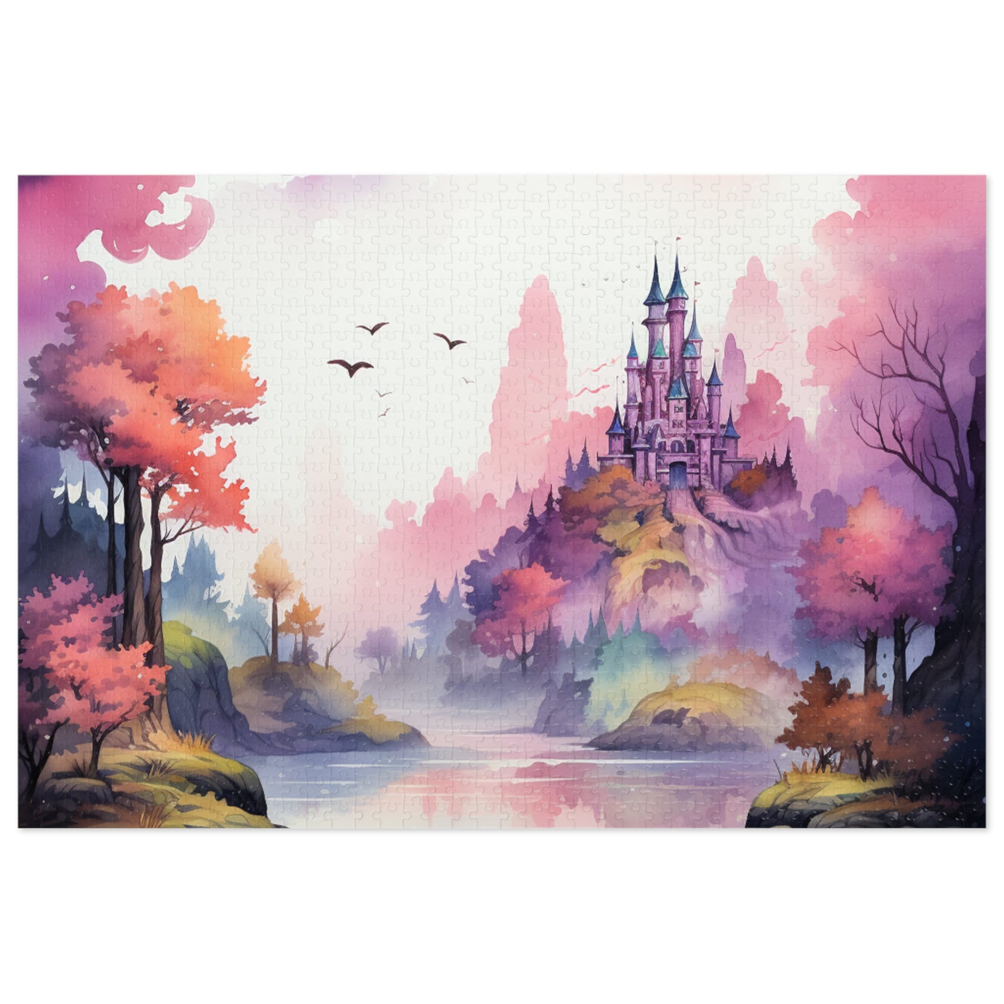 Fairy Tale Escape: 1000-piece Fantasy Castle Jigsaw Puzzle - Etsy