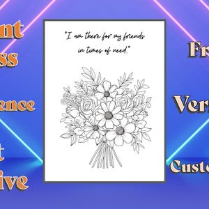 50 Printable Friendship Affirmations, PDF JPG PNG, 5x7 Format, Digital ...