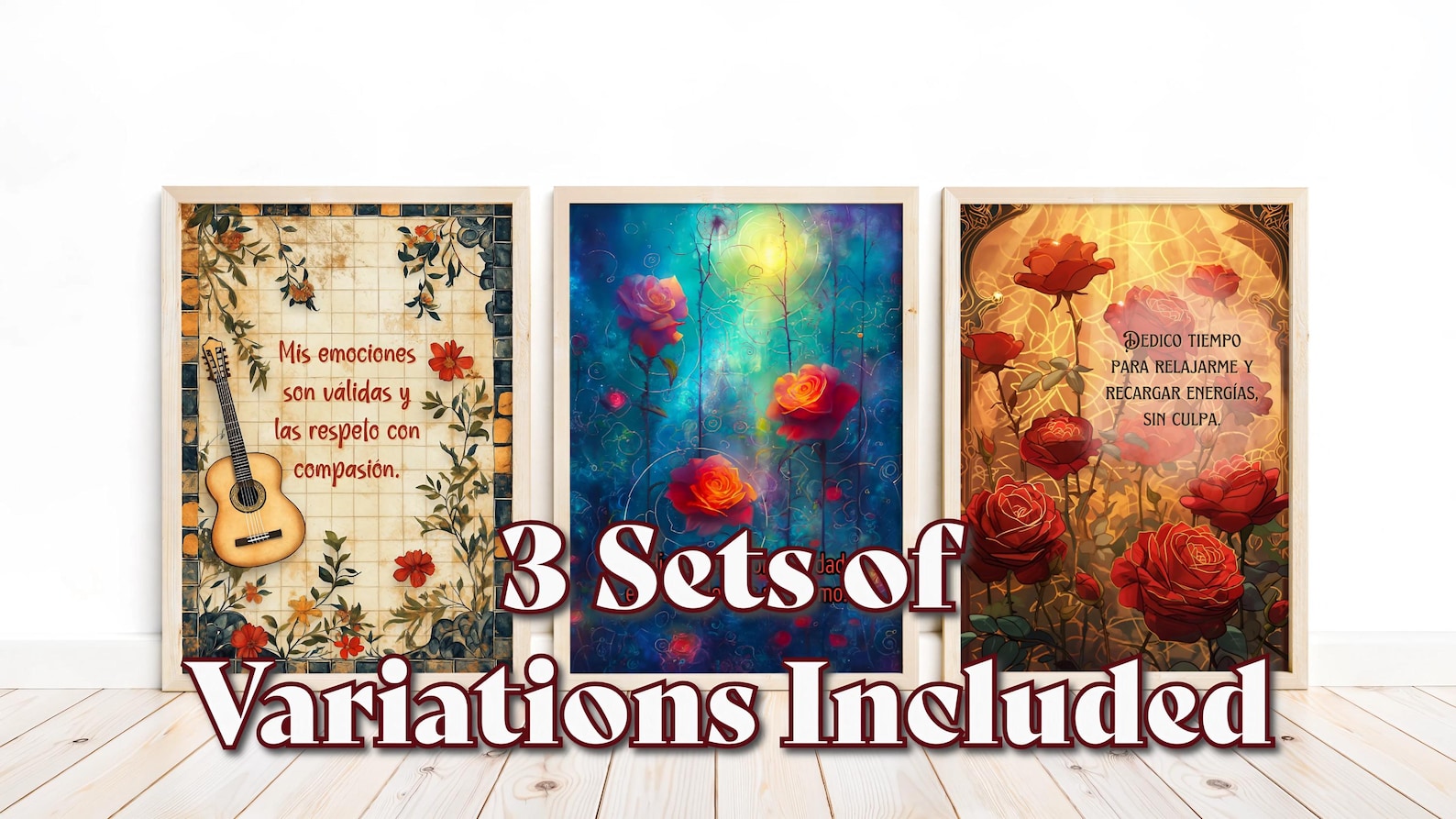 50 Printable Self-care Affirmations in Spanish, 5x7 Digital Download in ...