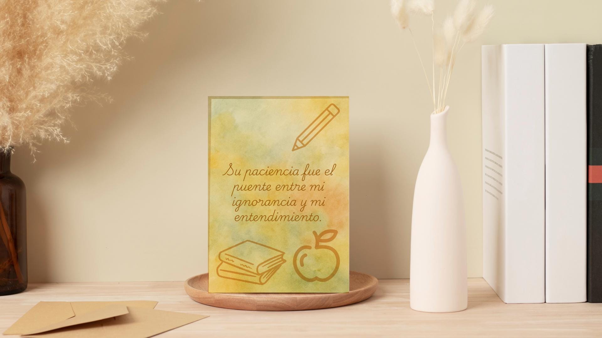 50 Printable Teacher Appreciation Cards in Spanish, Printable Gratitude ...