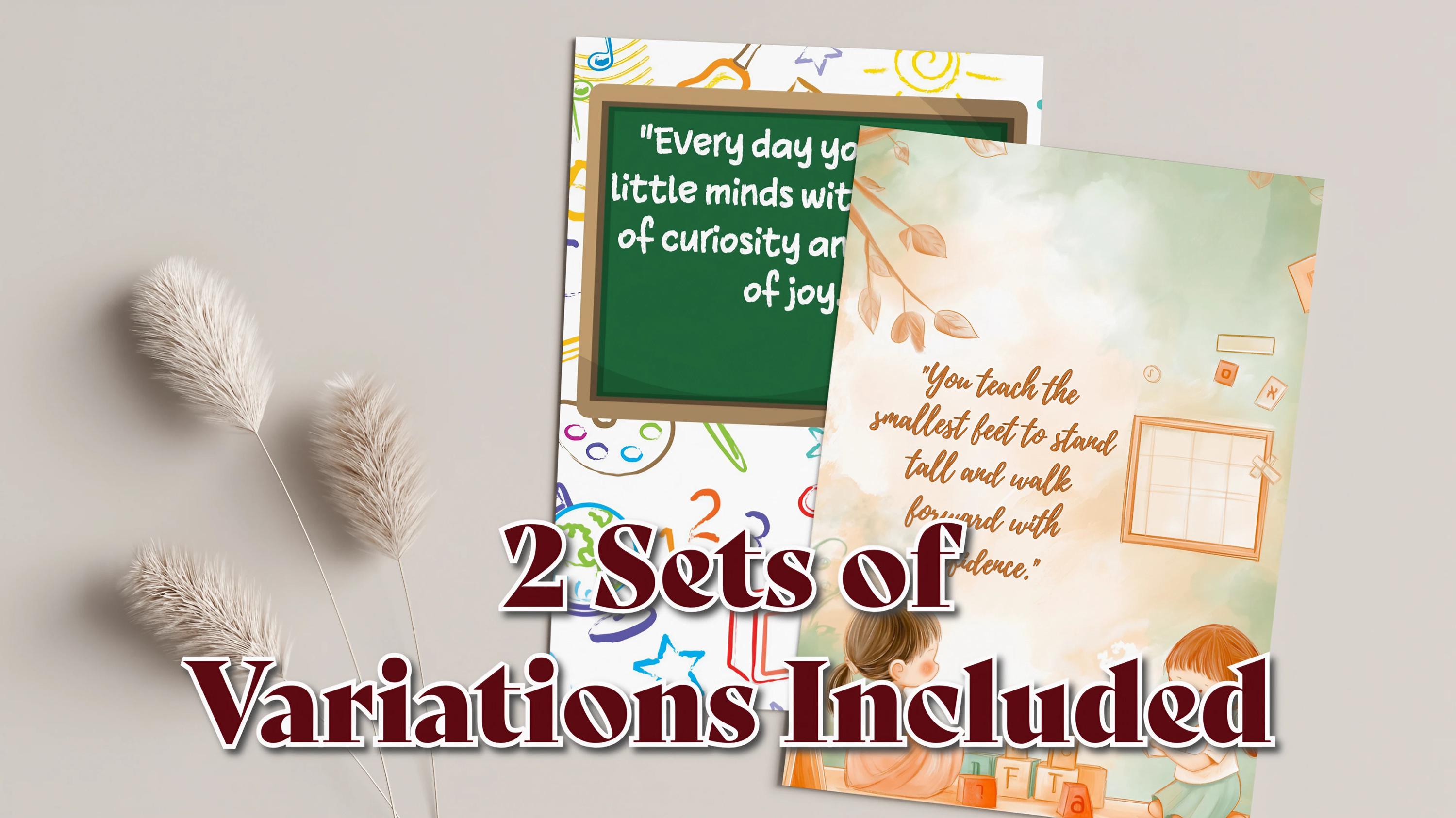 50 Printable Affirmations for Early Childhood Educators, 5x7 ...