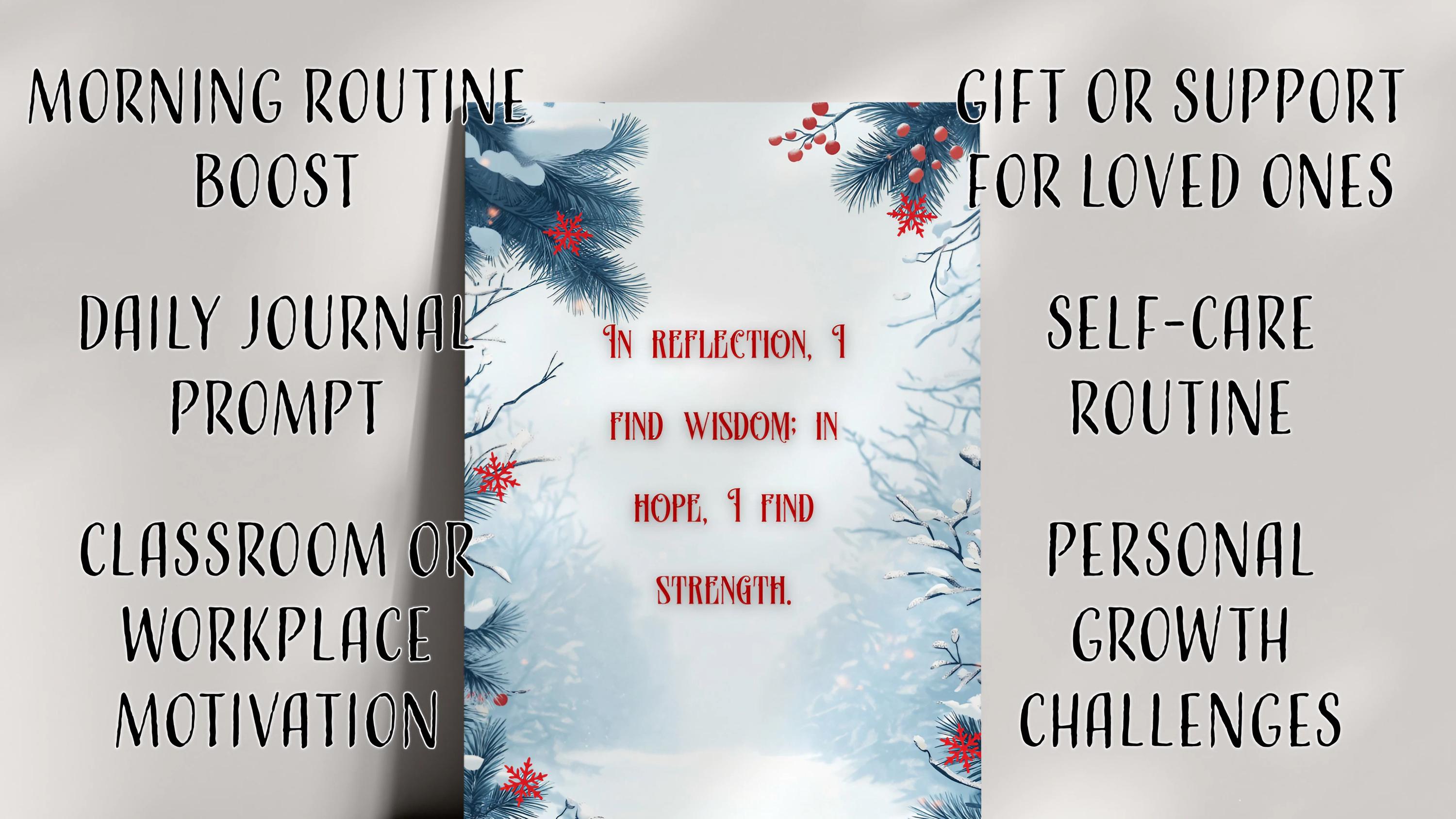 50 Printable Affirmations for Calm and Reflection, 5x7 PDF JPG PNG ...