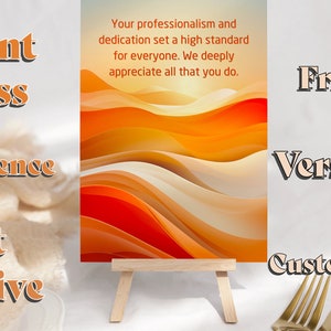 50 Printable Appreciation Cards for Employees, PDF JPG PNG, 5x7 Format ...