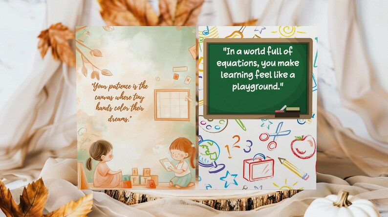 50 Printable Affirmations for Early Childhood Educators, 5x7 ...