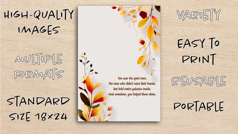 15 Printable Gratitude Cards for Teachers, Digital Thank You Notes for ...