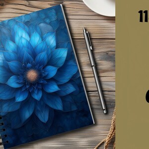 Blue Lotus Notebook, Ruled Journal Mindful Writing, Spiritual Gift ...