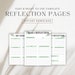 DAILY REFLECTION BUNDLE, Weekly Reflection, Printable Insert Template ...
