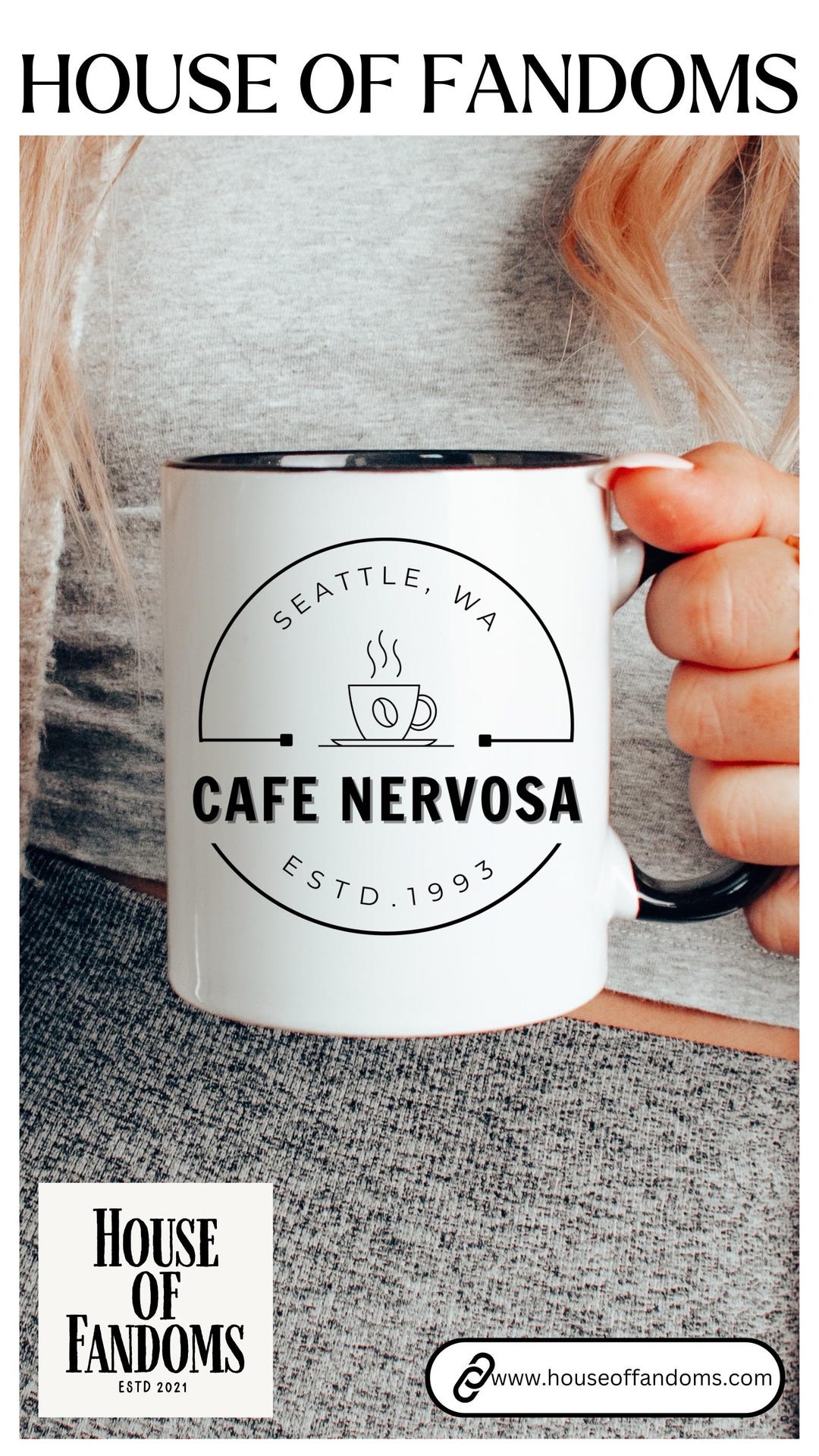 Frasier Tv Show 11 Oz Colored Handle Coffee Mug, TV Gift, Funny Gift ...